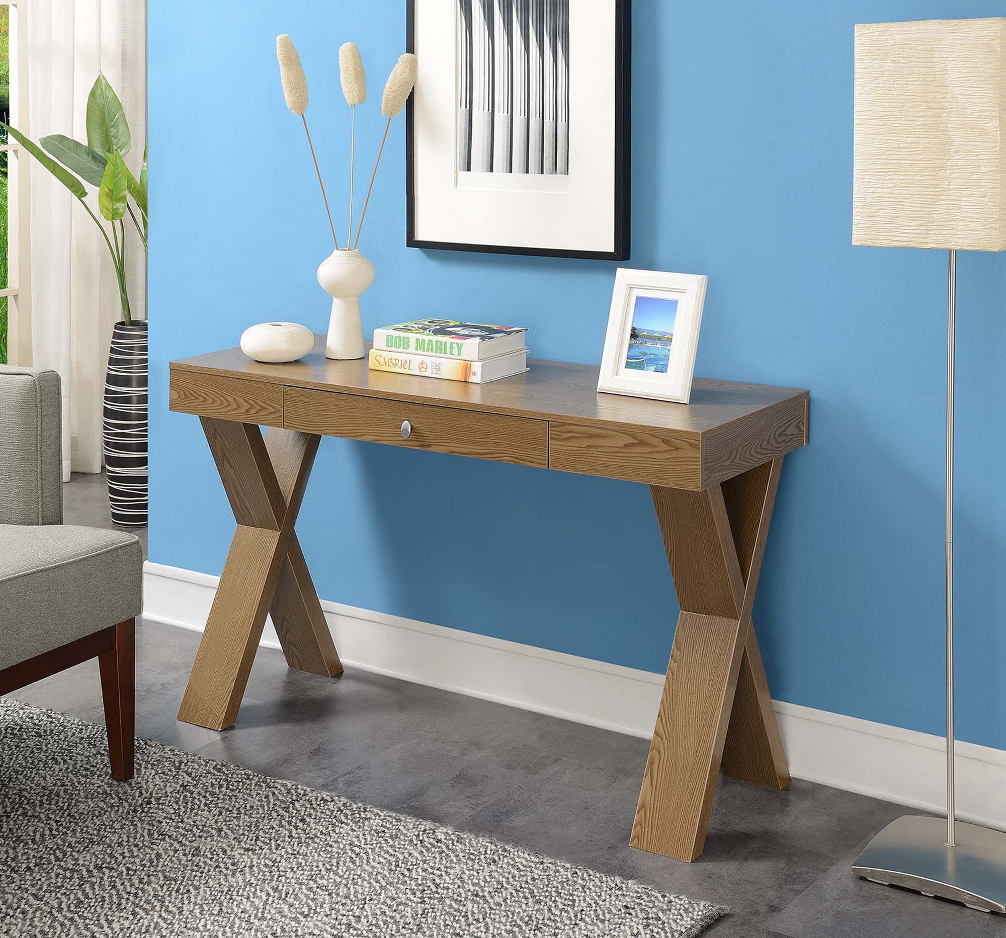 Convenience Concepts Newport Desk with Drawer - Walmart.com