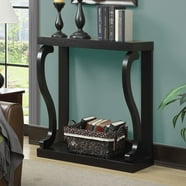 Convenience Concepts Newport Cross Step Console Table, Espresso ...