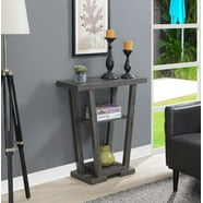 Convenience Concepts Newport Terry B Console Table, Black - Walmart.com