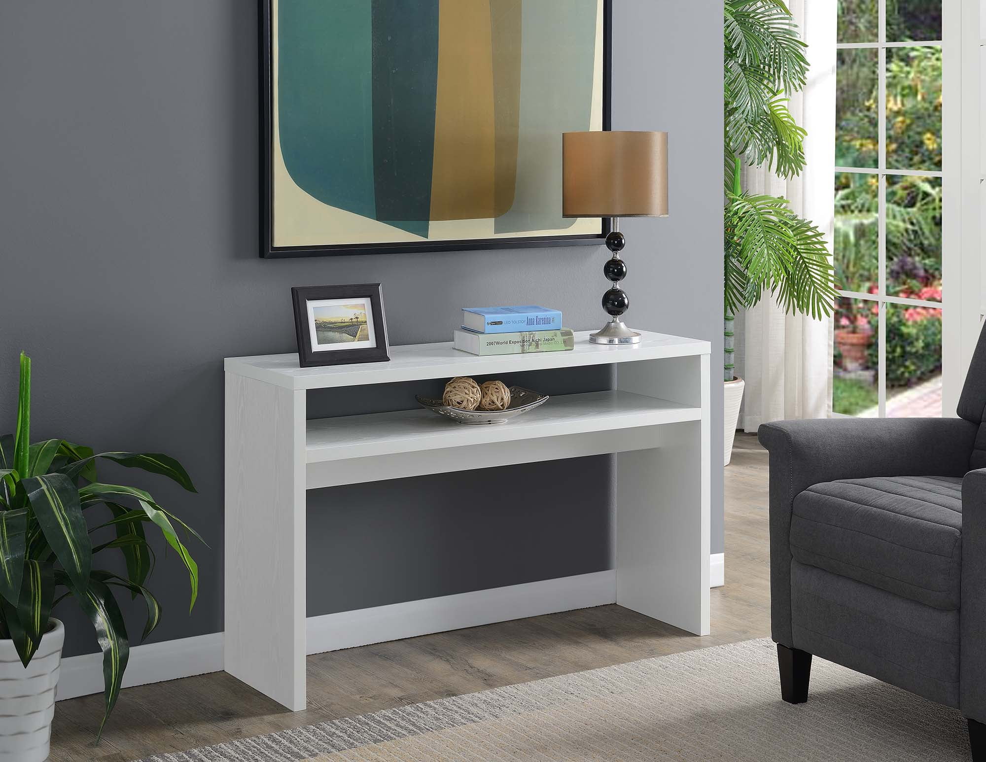 Convenience Concepts Northfield Deluxe Console Table - Walmart.com