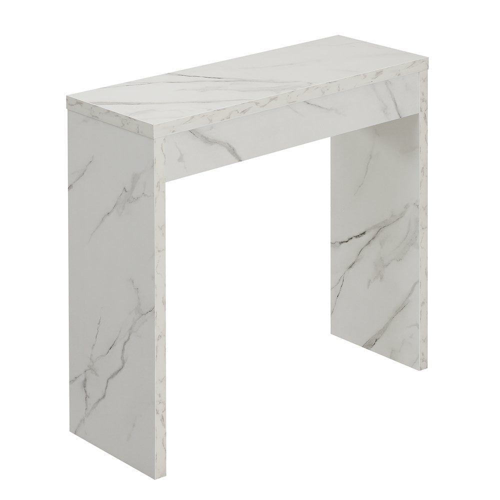 Convenience Concepts Northfield Wood Entryway Console/Hall Table, White ...