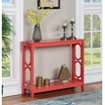 Convenience Concepts Omega Console Table with Shelf, Coral - Walmart.com