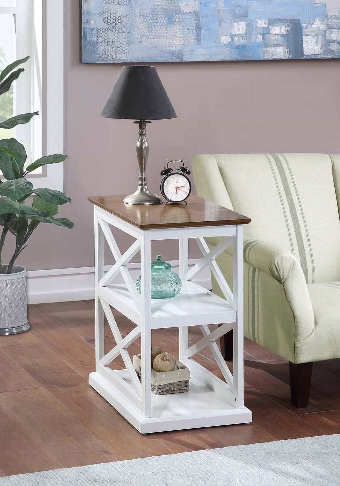 Convenience Concepts Oxford Deluxe 3 Tier End Table, Multiple Colors ...