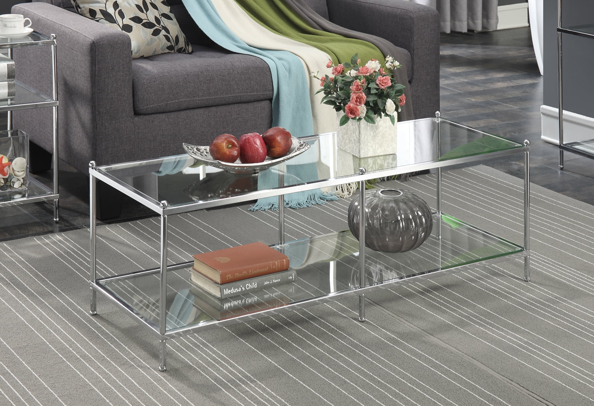 Convenience Concepts Royal Crest Coffee Table, Multiple Finishes ...
