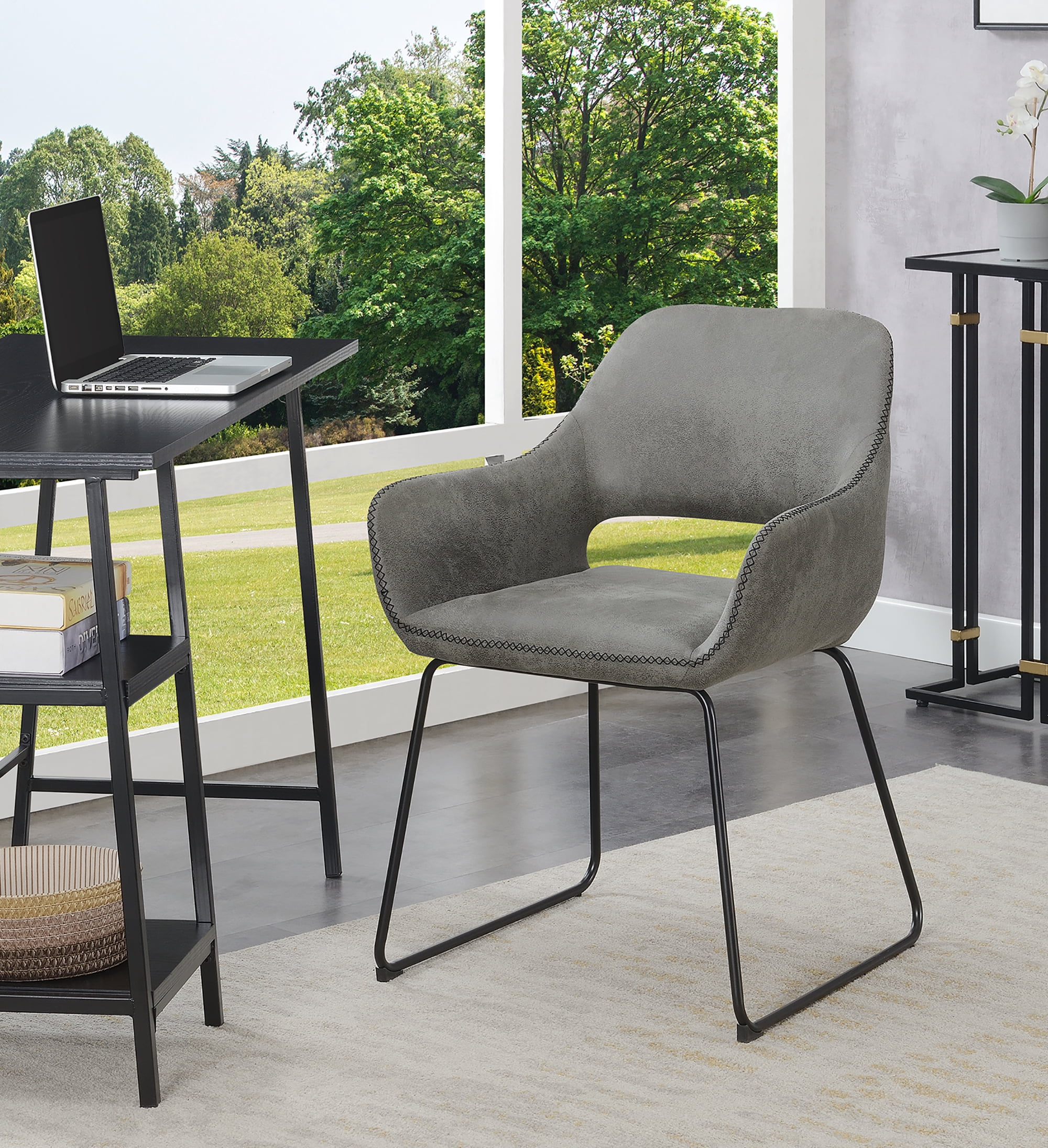 Convenience Concepts Samantha Accent Chair, Multiple Finishes - Walmart.com