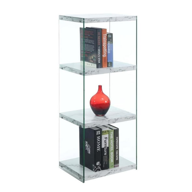Convenience Concepts SoHo 4 Tier Tower Bookcase - Walmart.com