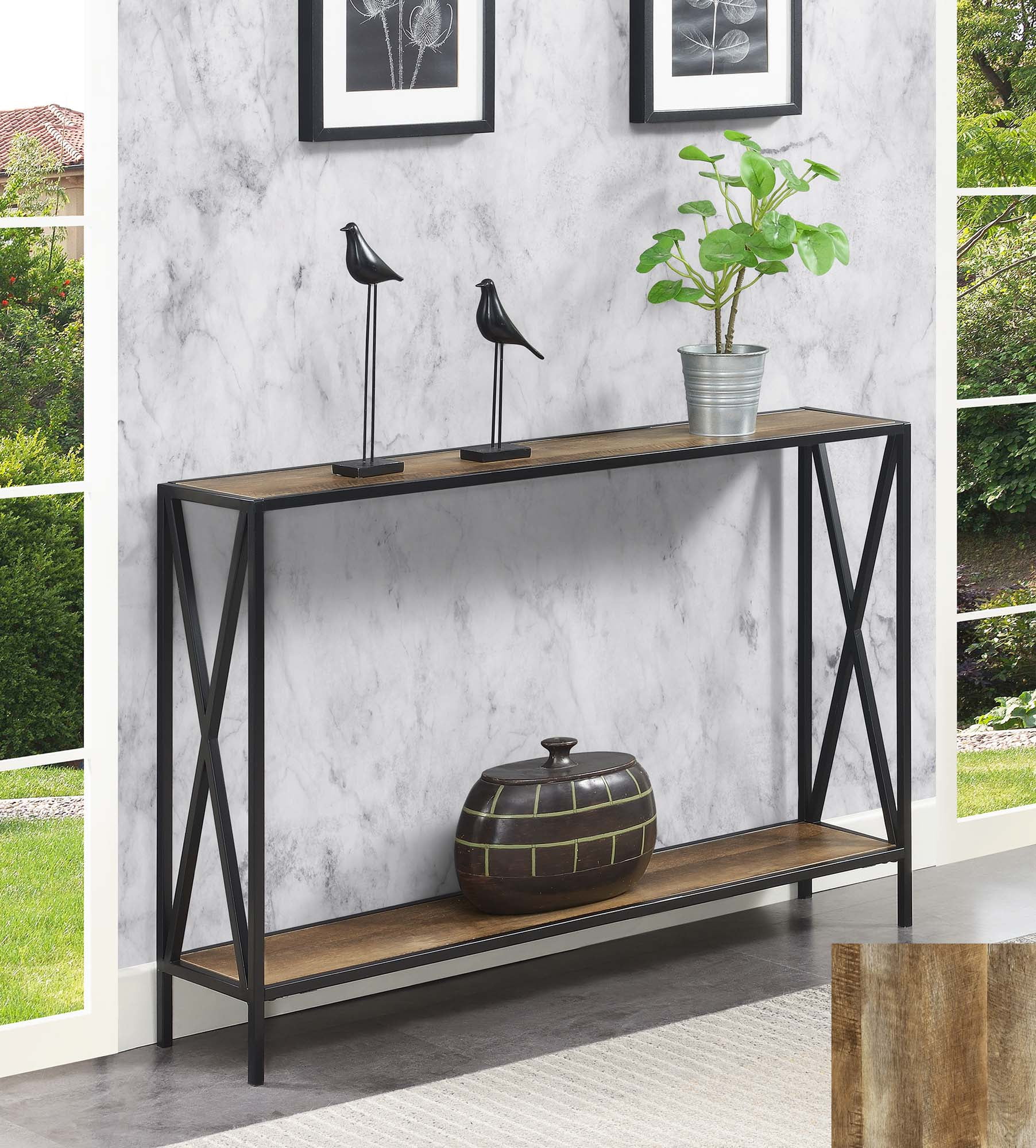 Free Shipping! Convenience Concepts Tucson Console Table with Shelf ...