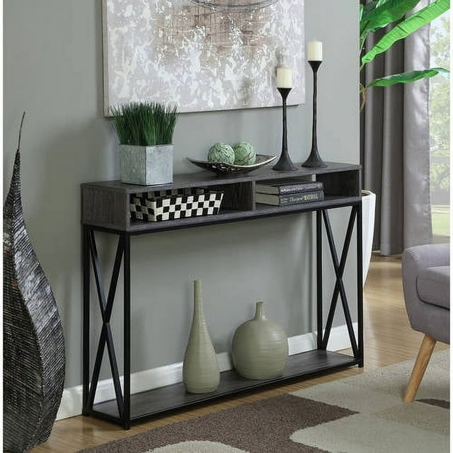 Convenience Concepts Tucson Deluxe 2-Tier Console Table, Multiple ...