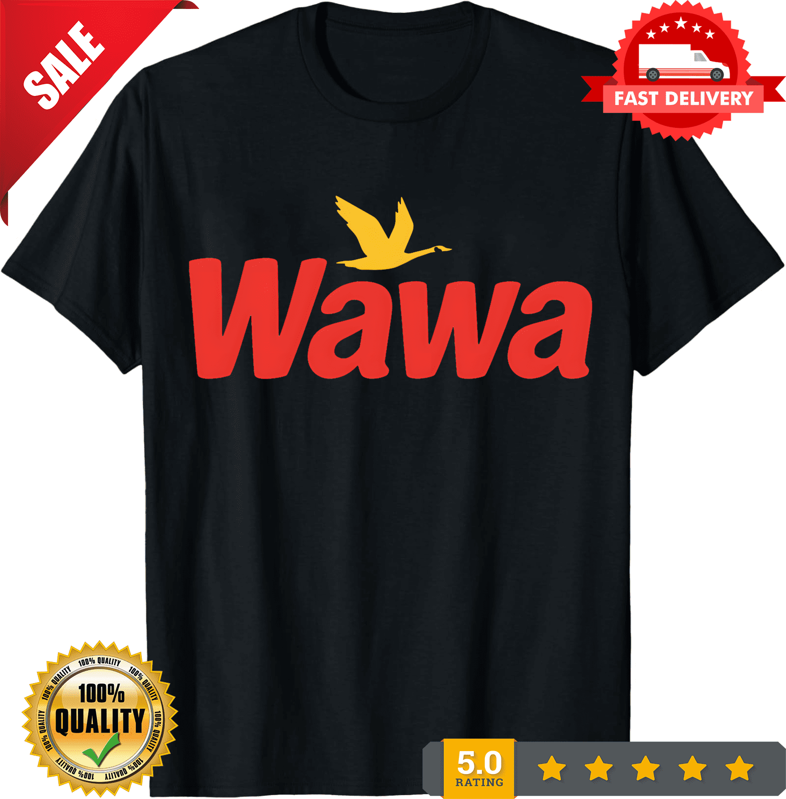 Convenience Store Logo Graphic Shirt, Wawa Design S-3XL, NEW INSTOCK ...