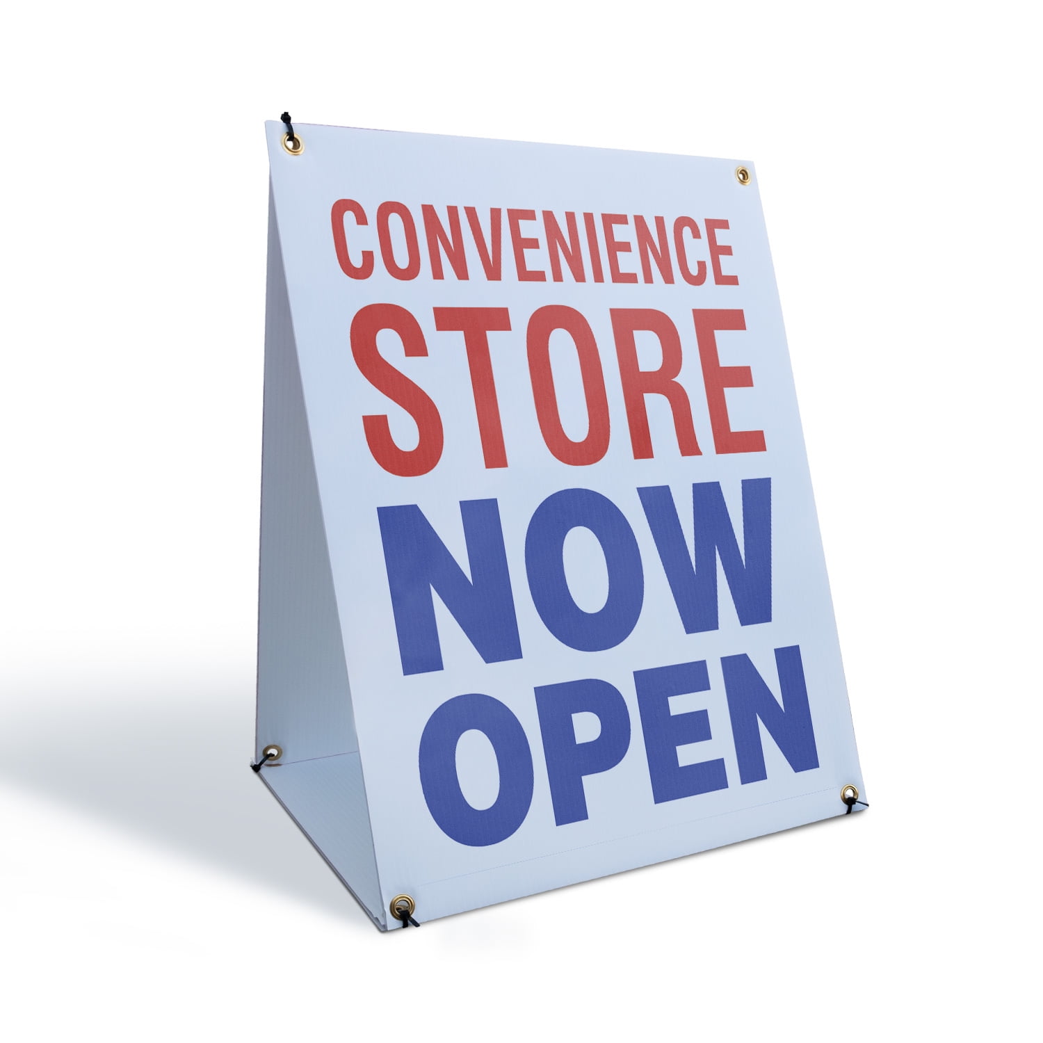 Convenience Store Now Open Sidewalk Sign 18 Inch x 24 Inch A-Frame ...