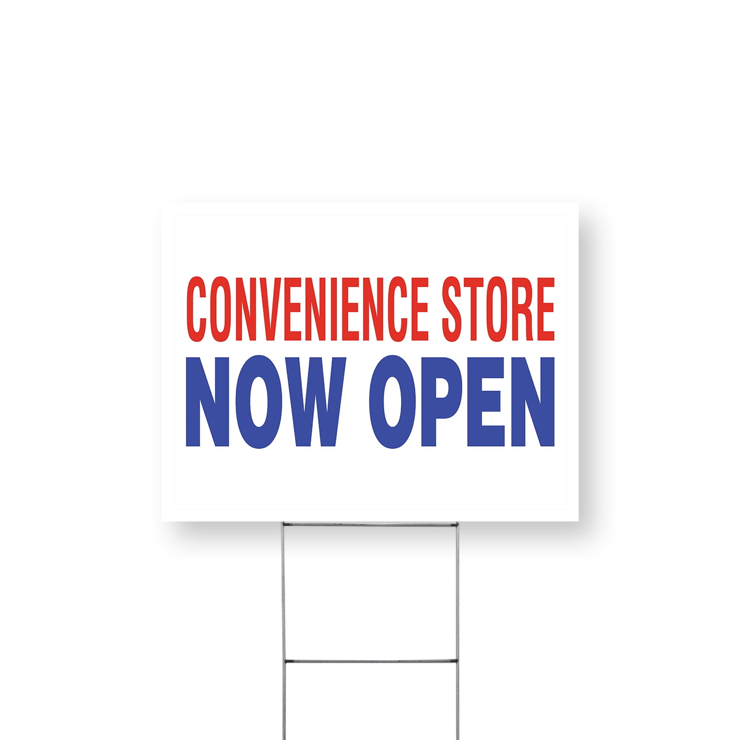 Convenience Store Now Open Yard Sign 12 Inch x 16 Inch Double Sided ...