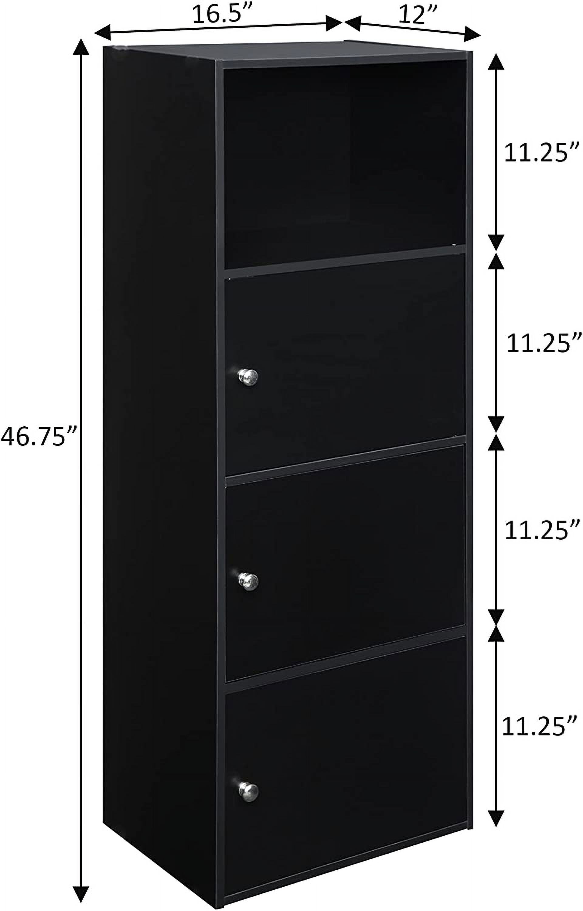 Convenience Xtra Storage 3 Door Cabinet 16.5" - Storage Organizer with ...
