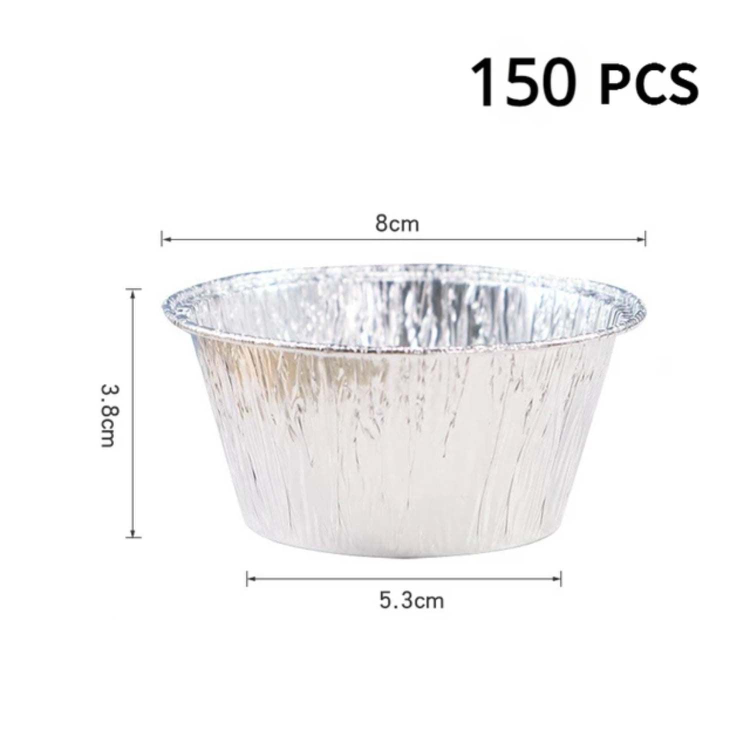 Convenient 150 Pack of Durable Disposable Baking Molds for Easy Cleanup ...