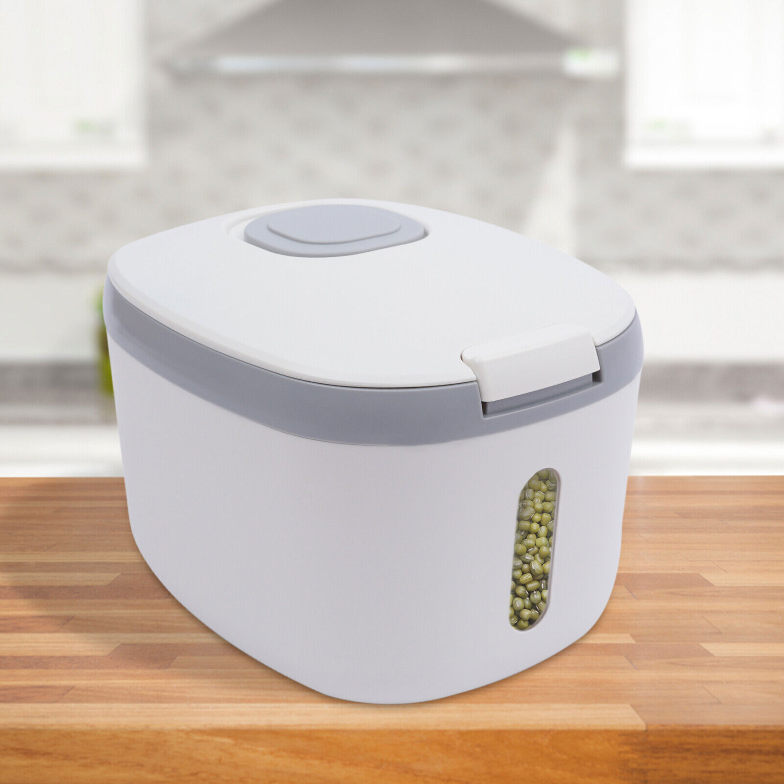 Convenient 22lbs Rice Dispenser - Kitchen Storage Container Bucket for ...