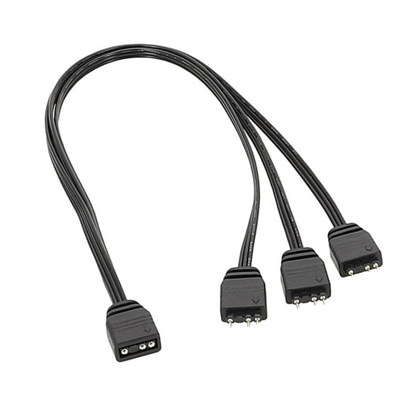 Convenient 5V 3Pin ARGB Splitter Cable Expand Your Lighting System with ...