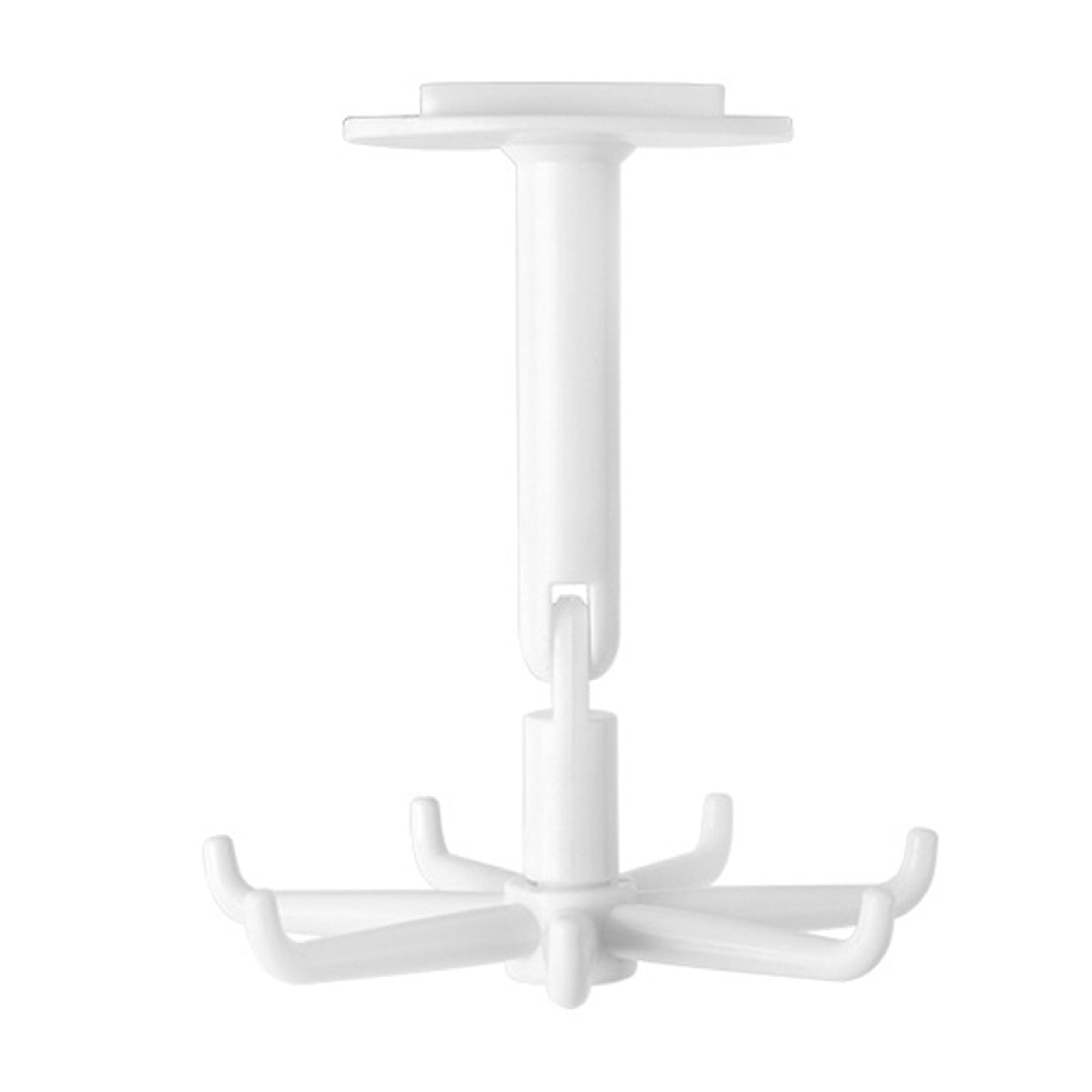 Convenient 7 Arm Rotating Hook Space saving Key Organiser Easy ...