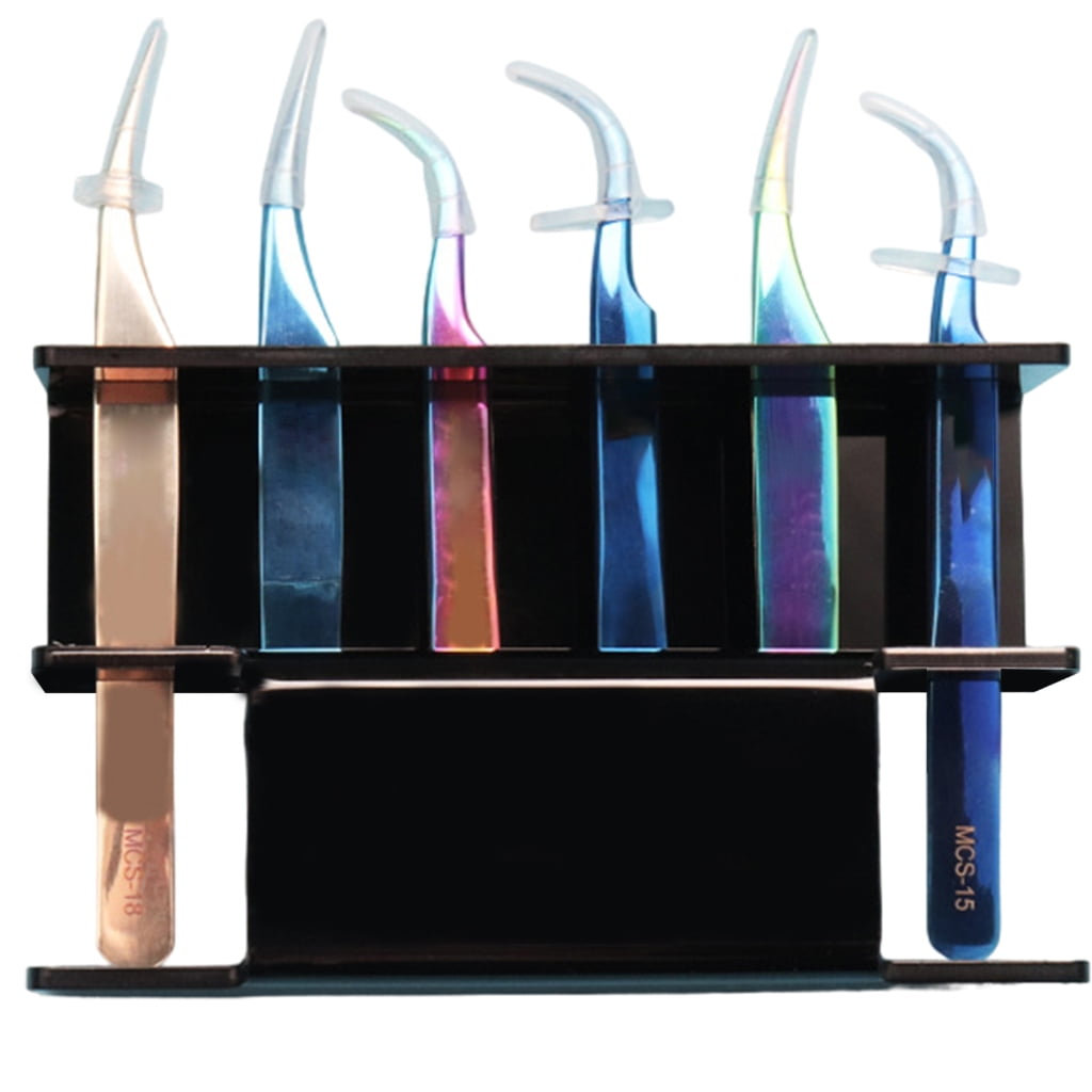 Convenient Acrylic Stand Tweezers Storage for Organizing Eyelash ...