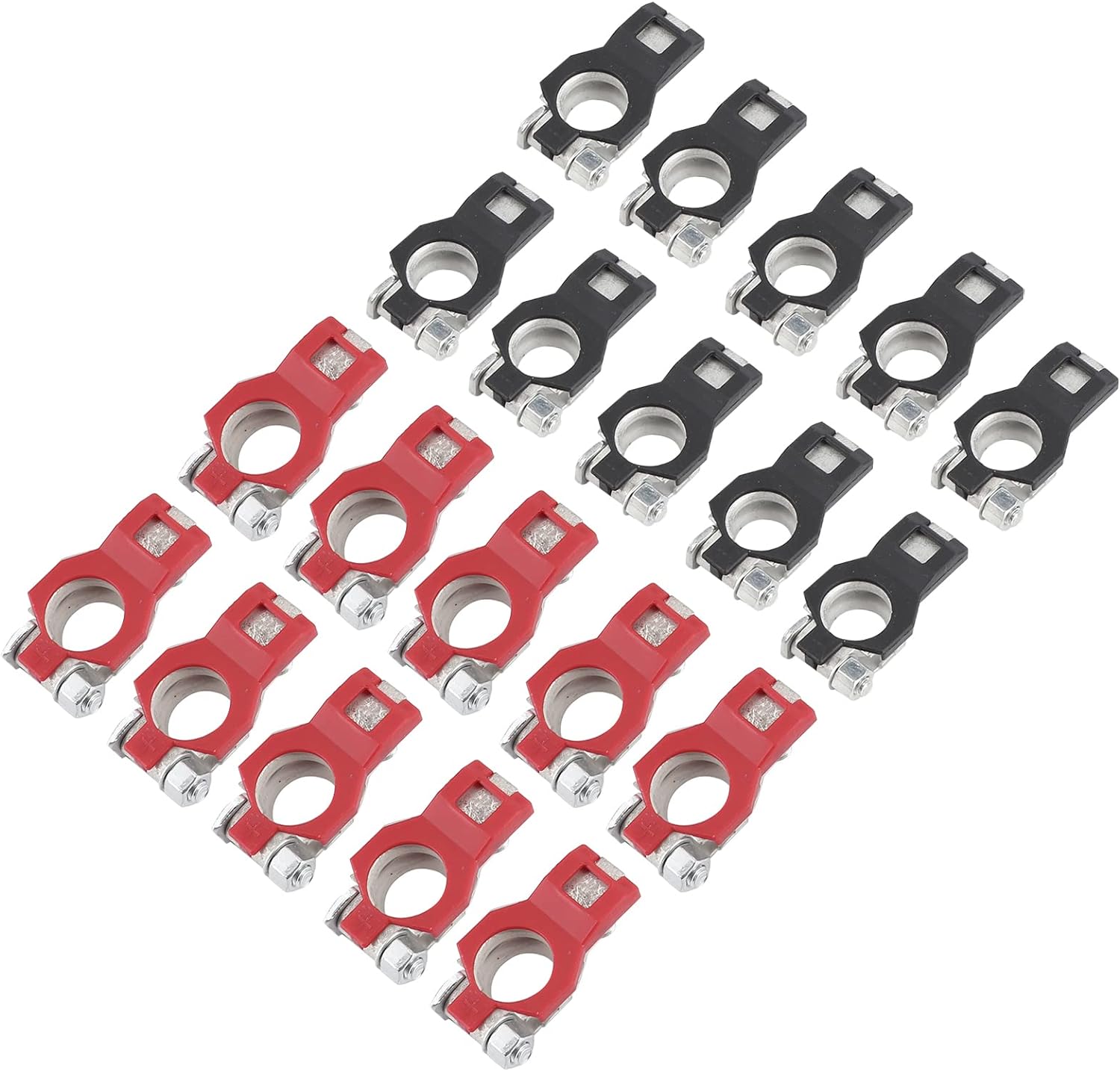 Convenient Battery Positive Negative Termil Clamps Connectors, 10Pair ...