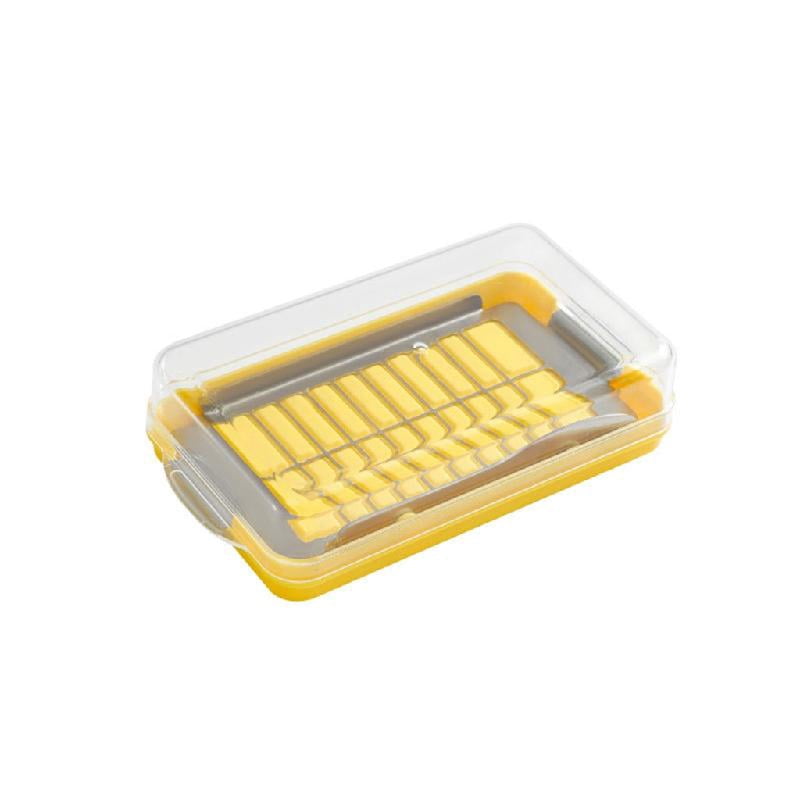 Convenient Butter Cutting and Storage Container Plastic Butter Dish ...