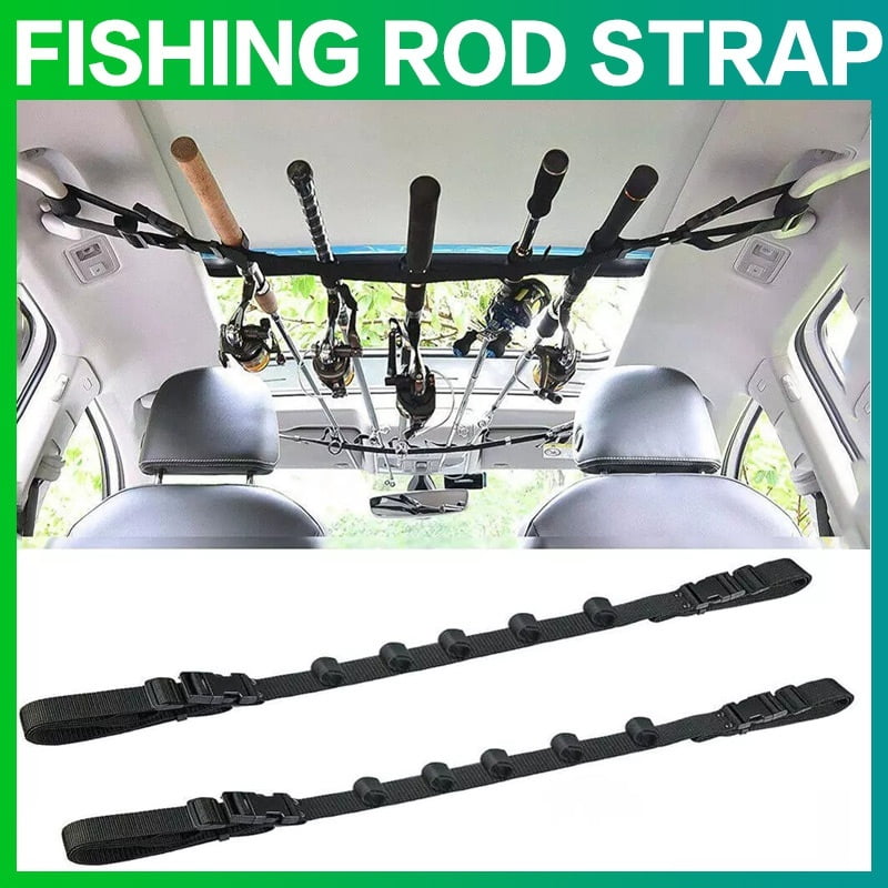 Convenient Car Fishing Rod Saver Vehicle Rod Carrier Band Rod Holder ...