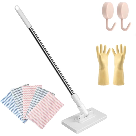 Convenient Cloth Changing Mini Mop, 39In Retractable Gap Flat Mops with ...