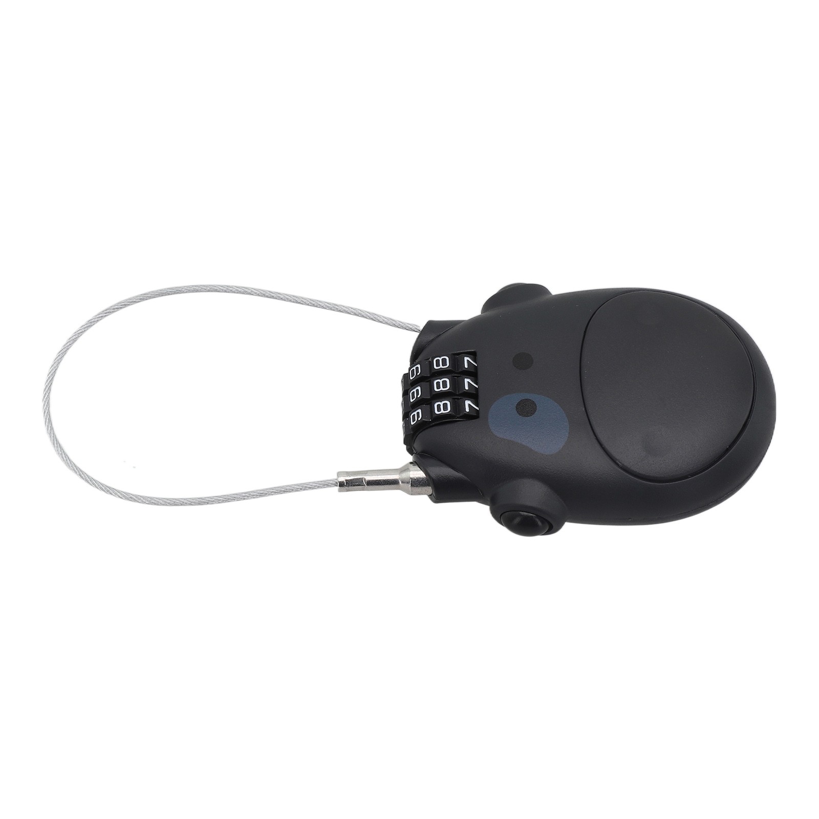 Convenient Combination Lock for Bicycle/Motorcycle Helmet Retractable ...