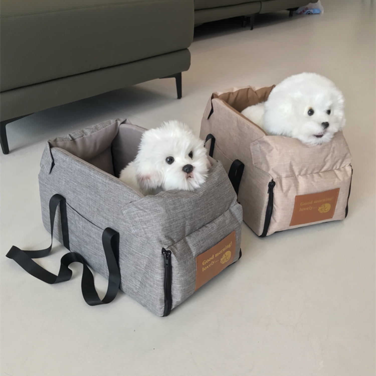 Convenient and Comfortable Portable Elevated Armrest Small Pet Cat Seat ...