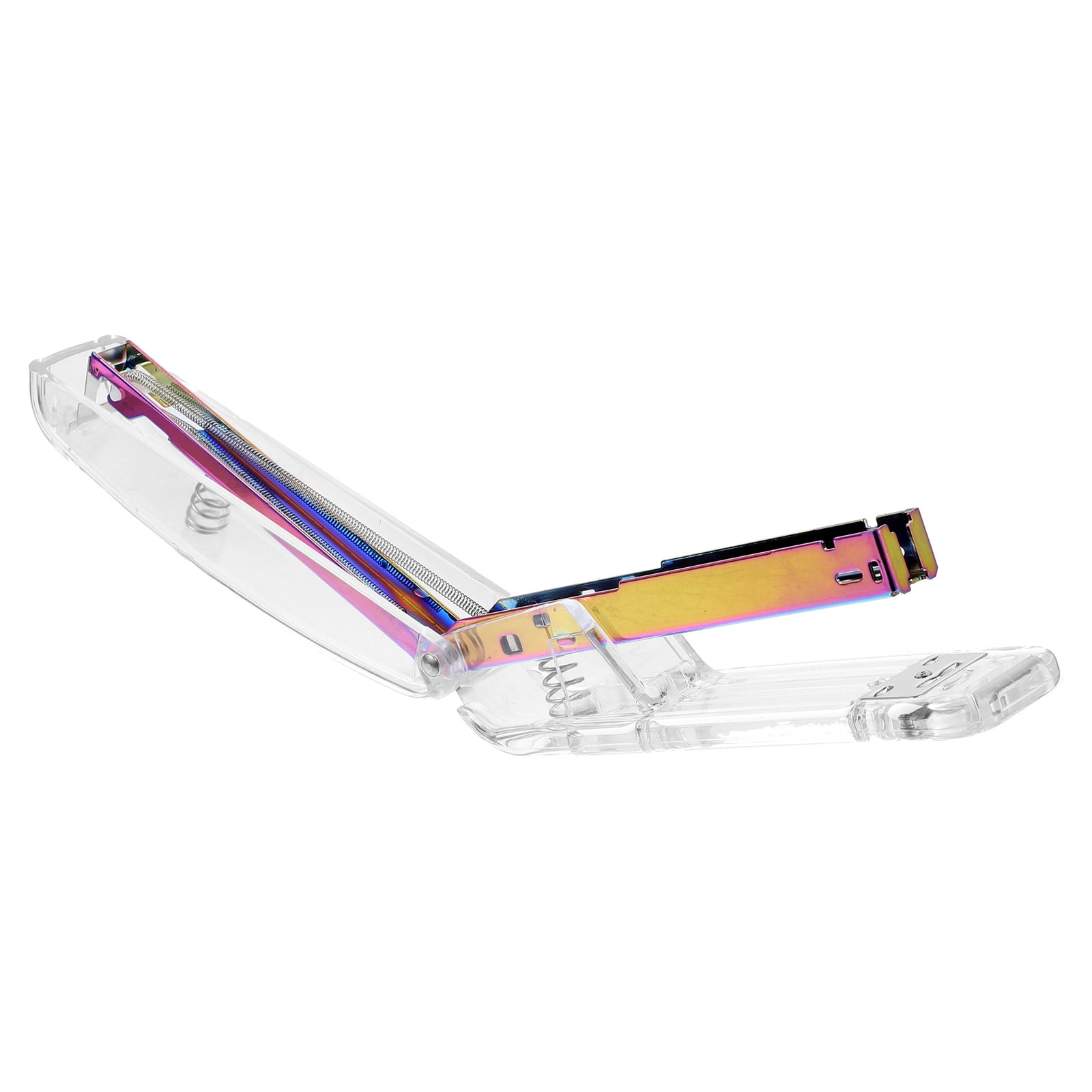 Convenient Desk Stapler Plastic Hand Stapler Fashion Transparent ...
