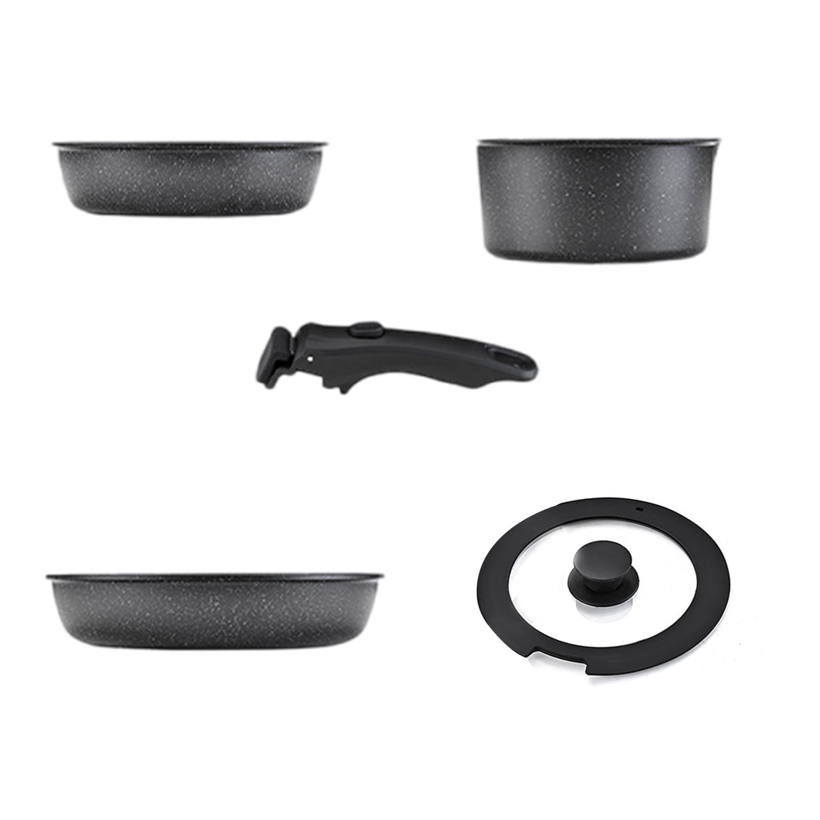 Convenient Detachable Handle Cookware for Small Space Household ...