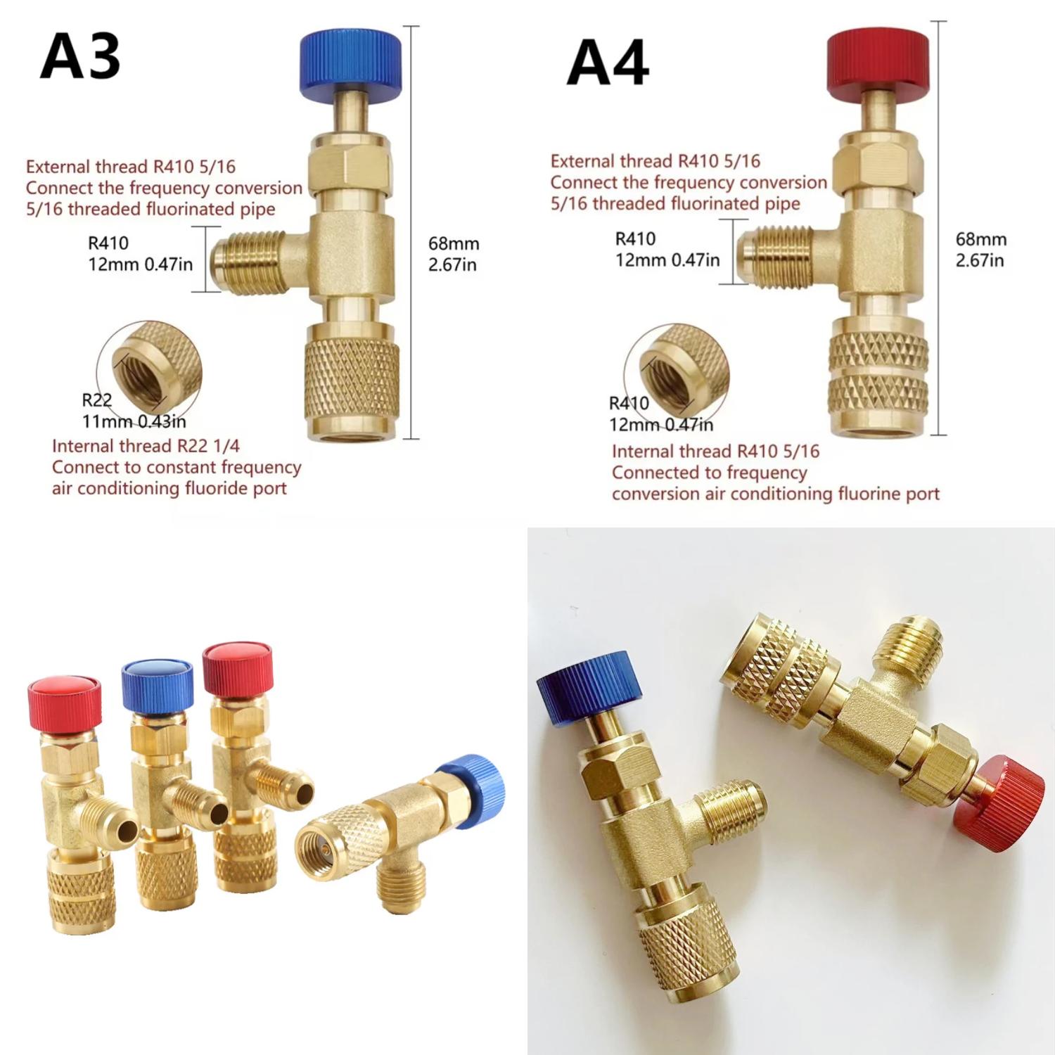 Convenient and Flexible New Copper Refrigeration Charging Adapter ...