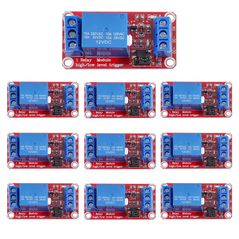Convenient Installation 10PCS Relay Module with Voltage Options ...
