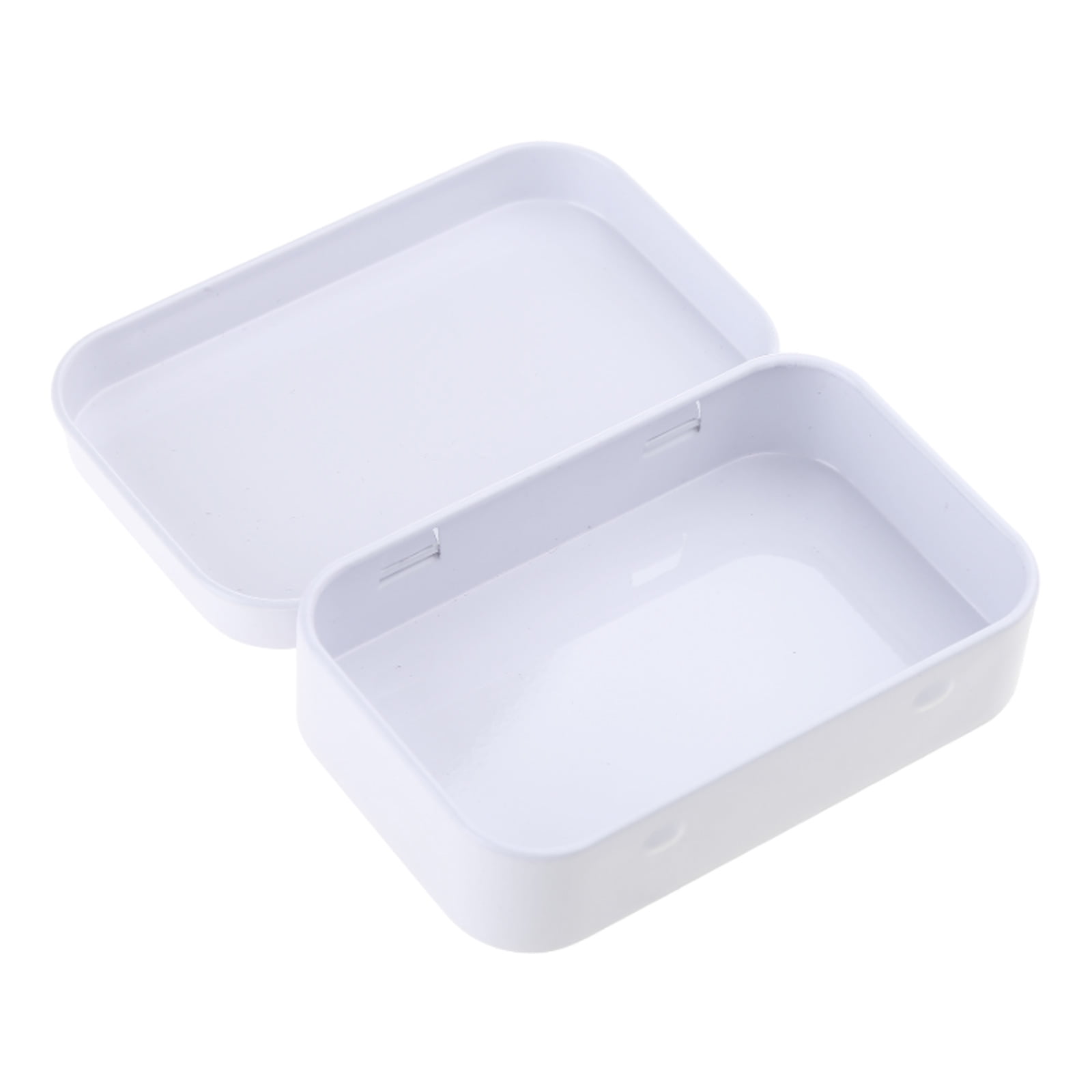 Convenient Iron Container with Lid Rectangular Hinged Tins for Snacks ...
