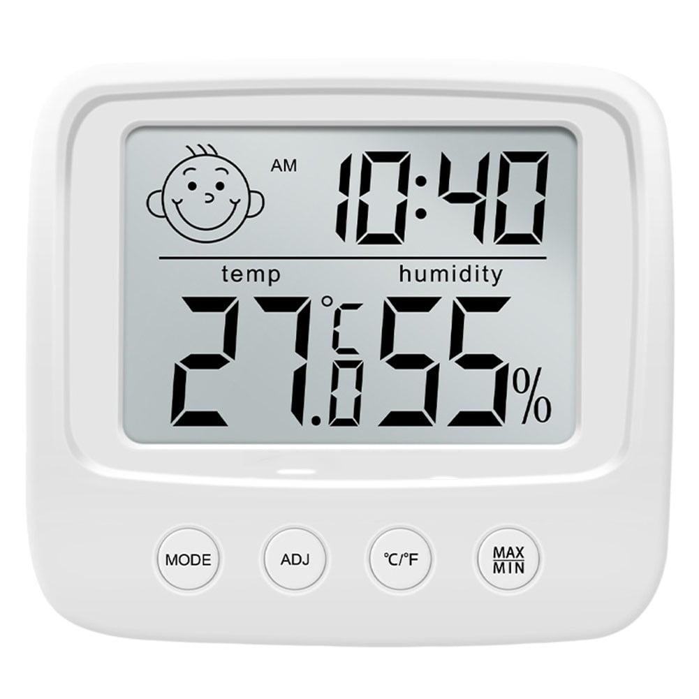 Convenient LCD Thermometer Hygrometer Monitor Indoor Climate Conditions ...