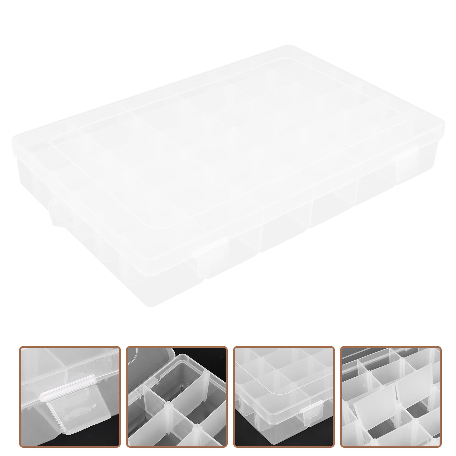 Convenient Letters Box Transparent Letters Organizer Plastic Letters ...