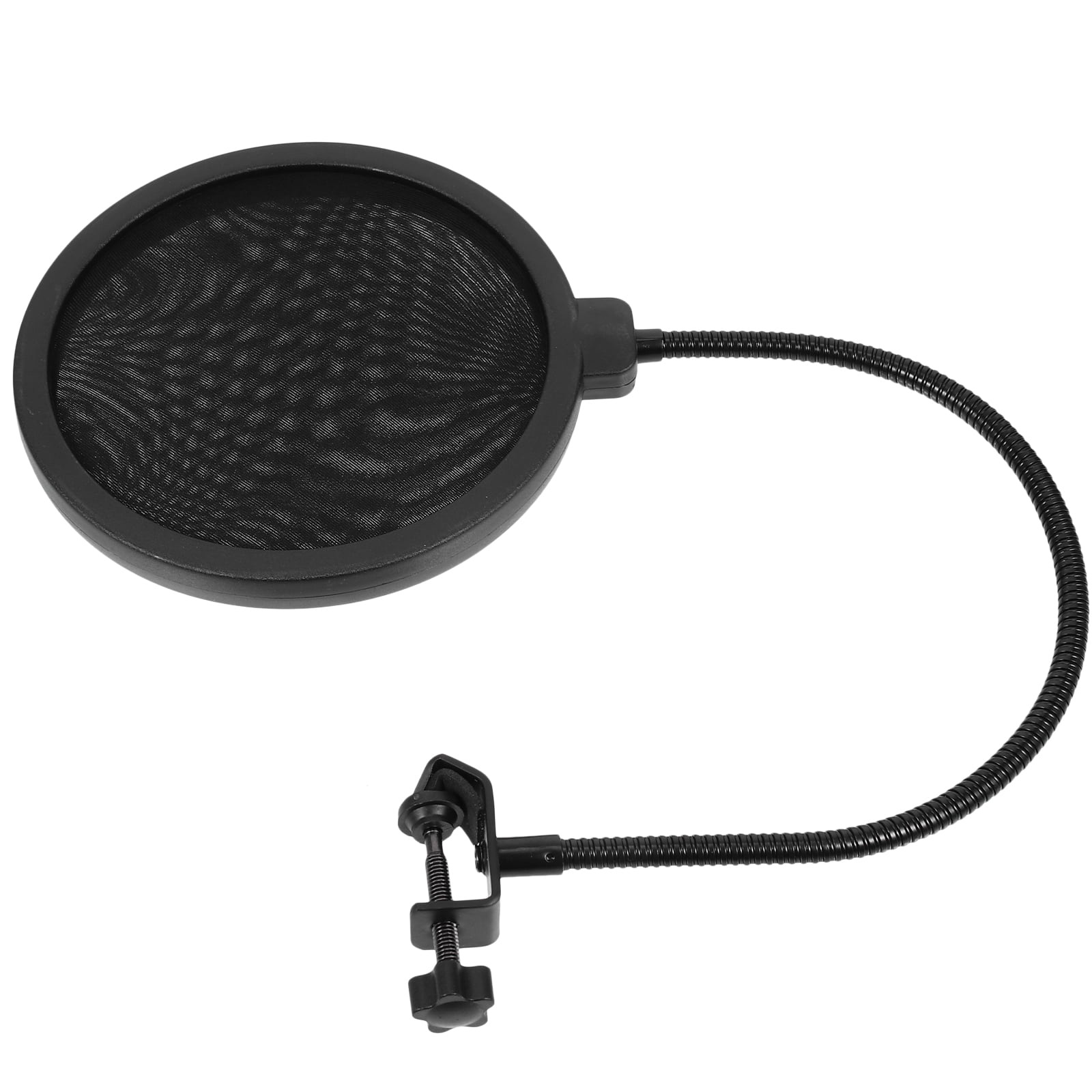 Convenient Microphone Isolation Shield Black Metal Microphone ...