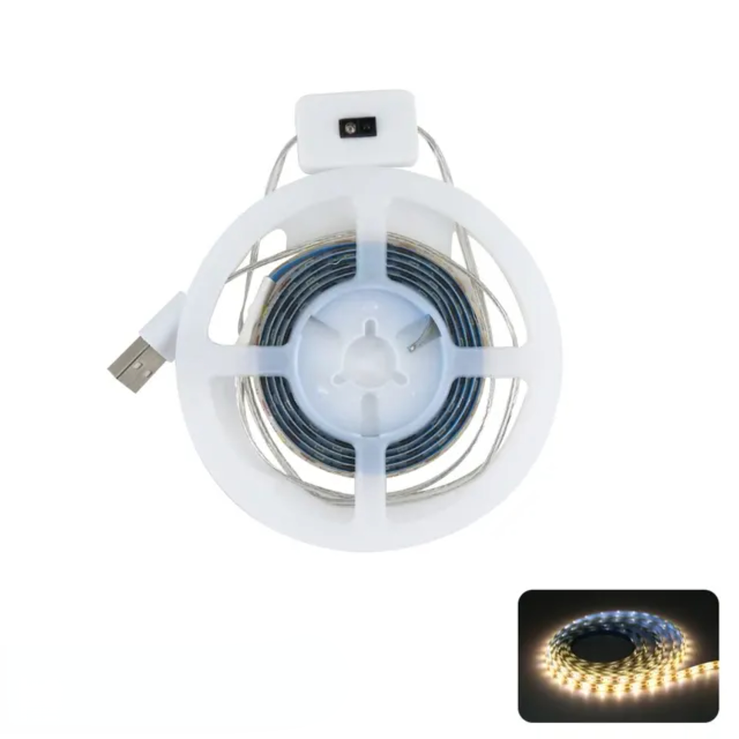 Convenient Motion-sensing USB LED Light Strip with Backlight for TV ...