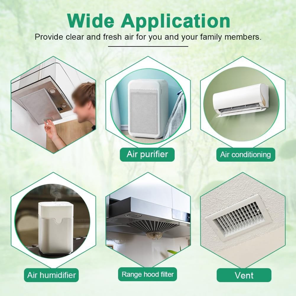 Convenient Note Activated Carbon Filter Air Impurities Dust Extra Large ...