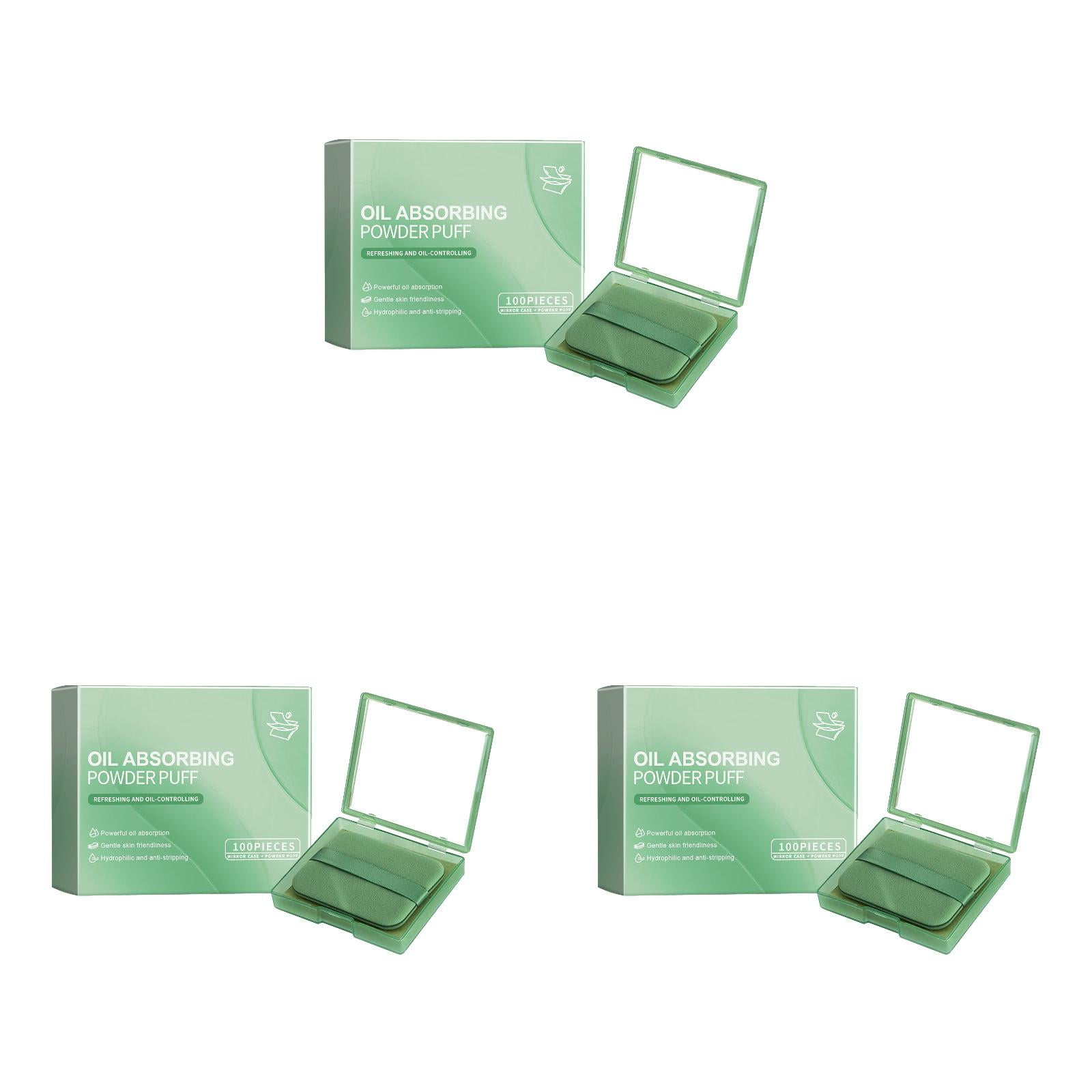 Convenient Oil Absorbing Facial Paper With Puff And For Refreshing Oil ...