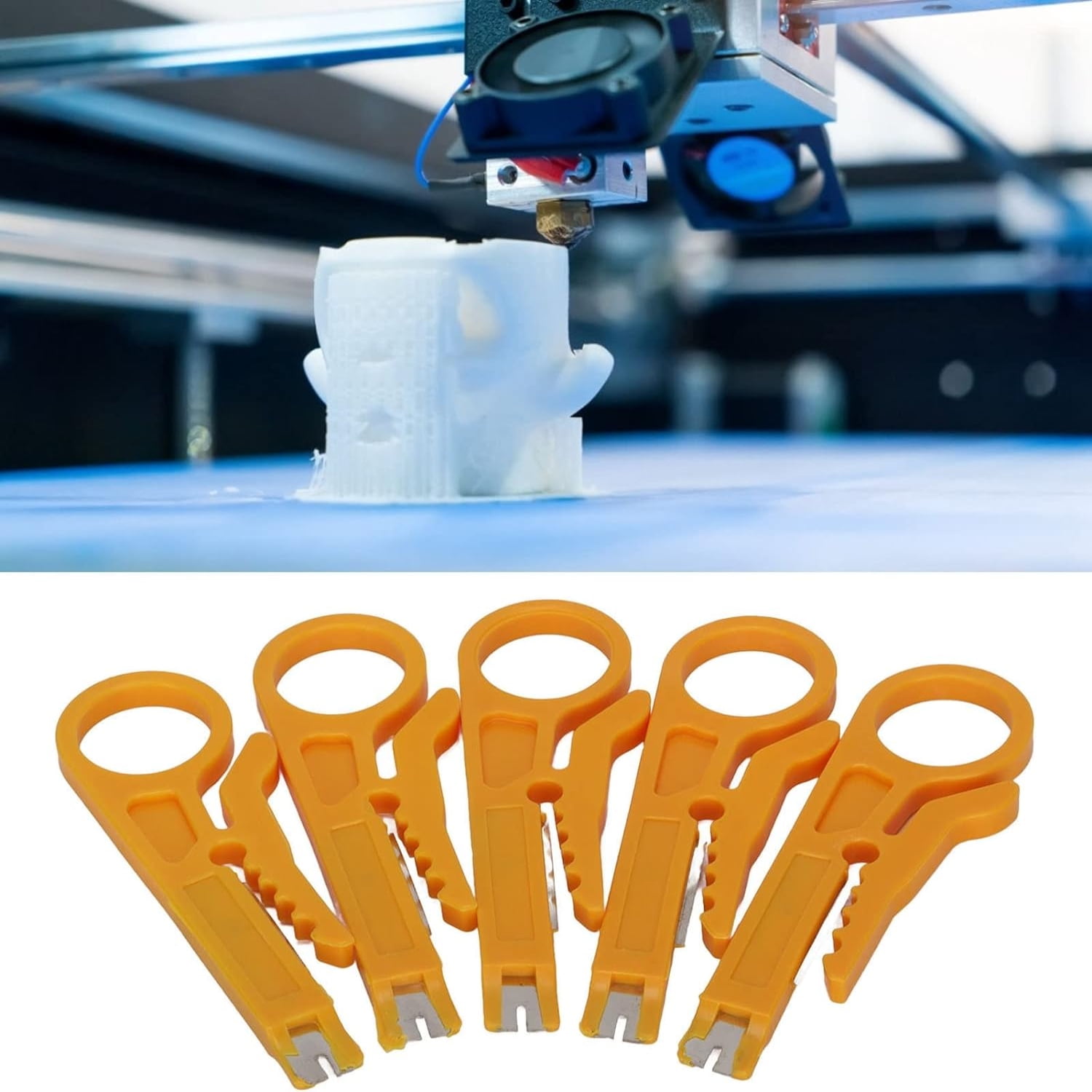 Convenient Portable Yellow Mini Wire Stripper Set - Efficient Down ...