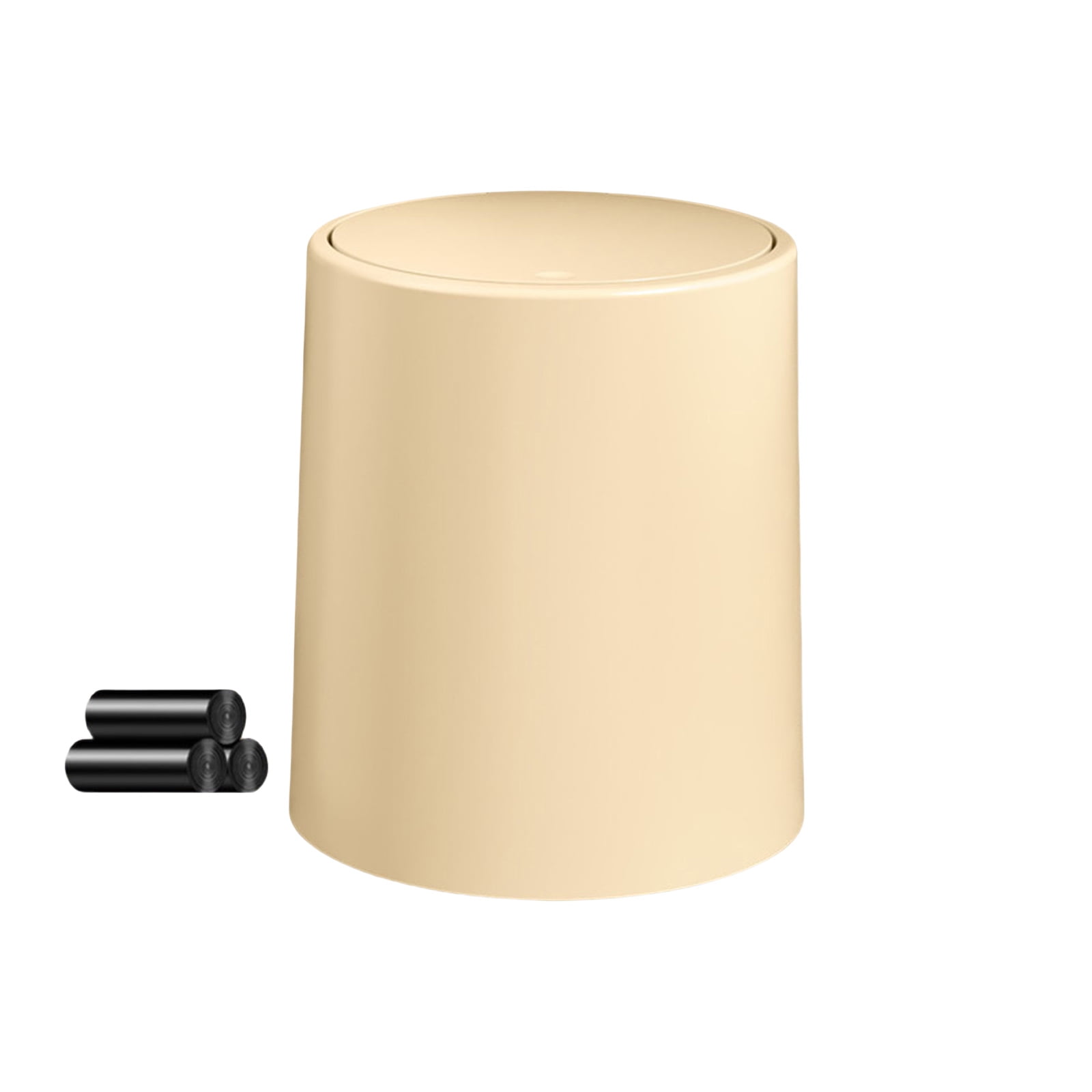 Convenient Press Open Garbage Can Narrow Trash Bin Space Saving ...