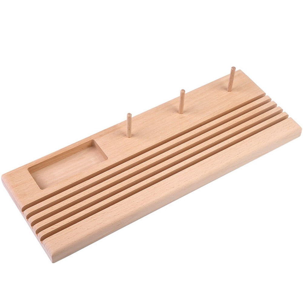 Convenient Quilting Ruler Storage Rack with Wooden Patchwork Ruler ...