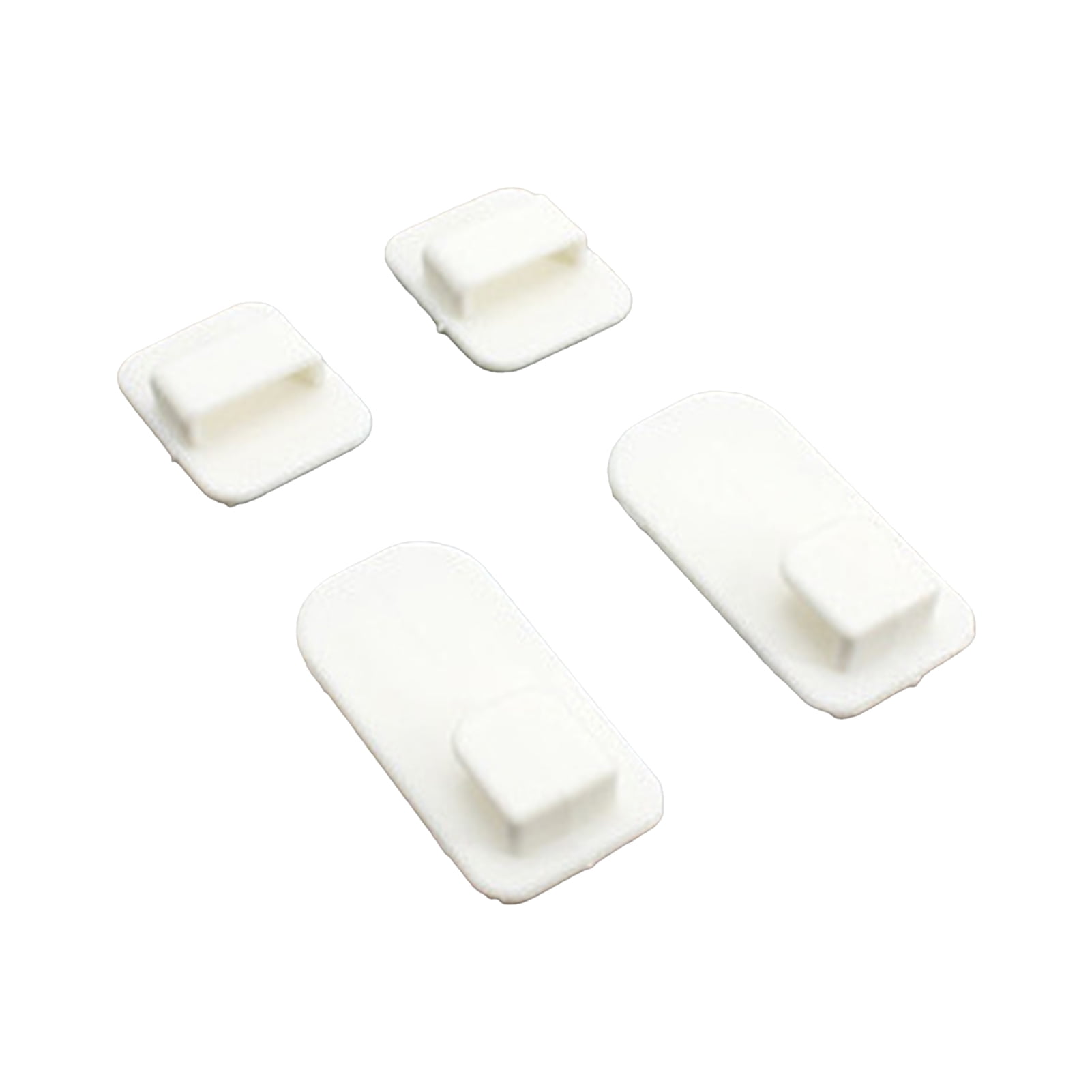 Convenient Remote Control Hangers 4Pcs/Set Sticky Plastic Hooks for ...