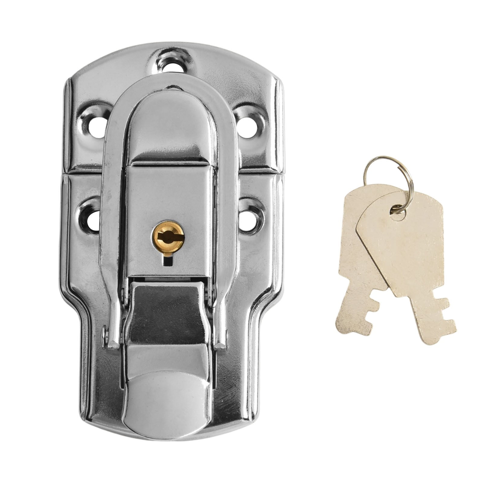 Convenient Silver Toggle Latch Hasp Buckle Lock with Secure Locking ...