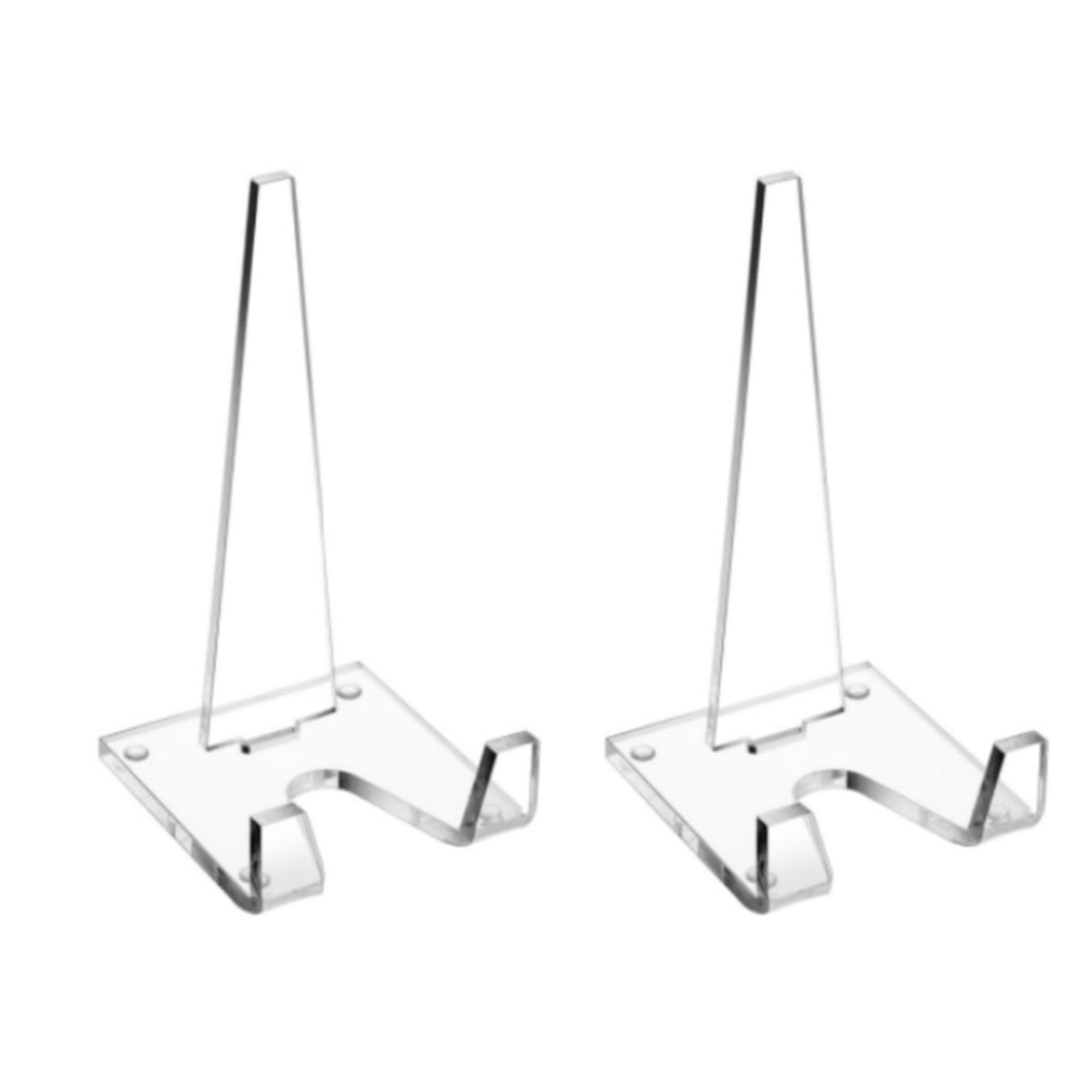 Convenient Small Size Clear Stand Display Rack for Photo Cards and Art ...