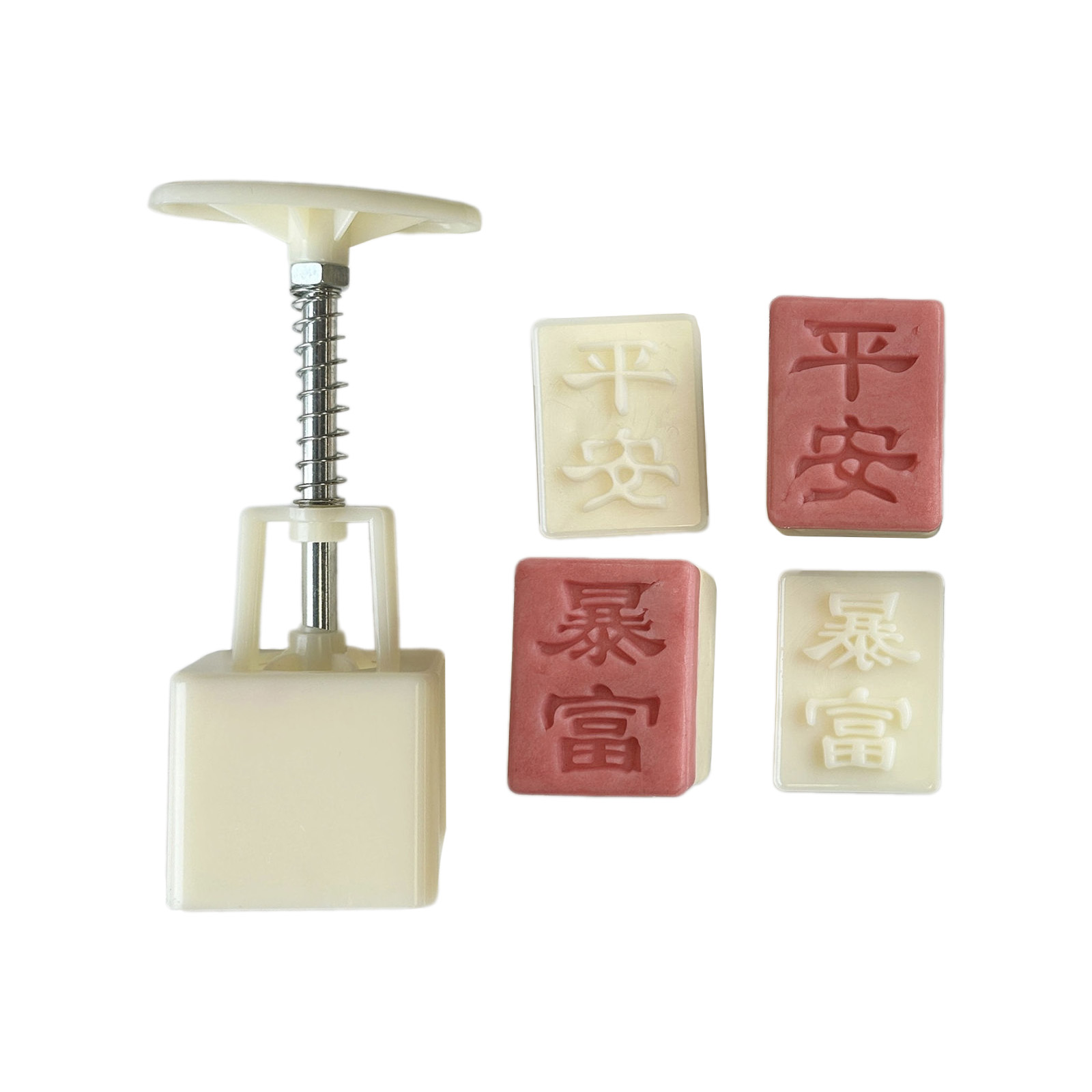 Convenient Square Embosser Delicate Mahjong Delicacies Crafting Molds ...
