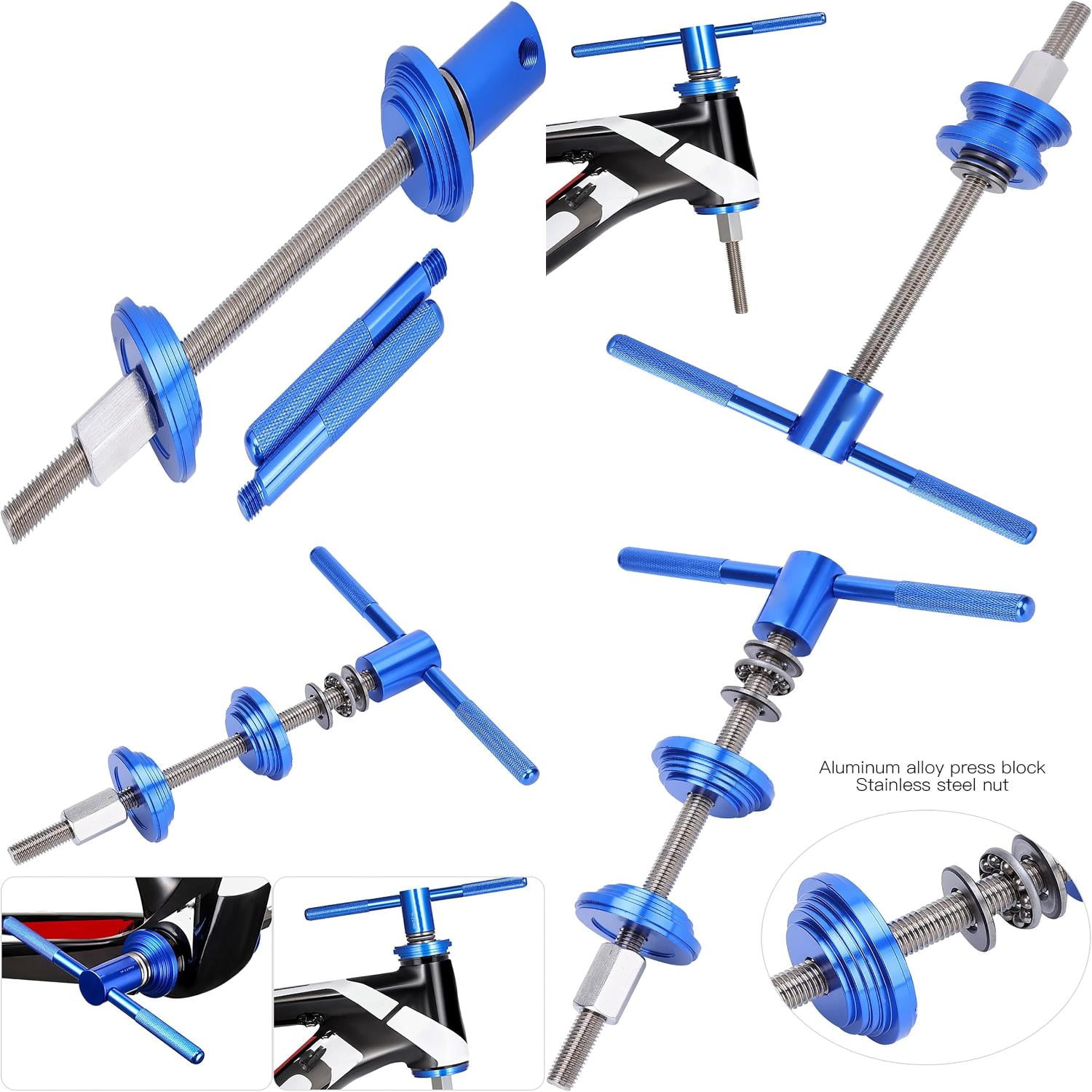 Convenient Strong and Durable Mountain Bike Headset Press-in Tool - Essential Easy-to-use BB ...