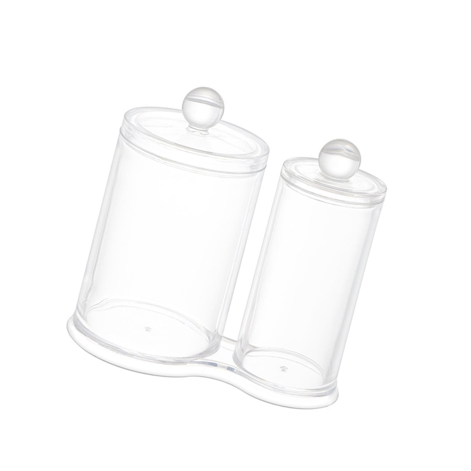 Convenient Sturdy Acrylic Storage Jars Set Ideal For Organizing Makeup ...