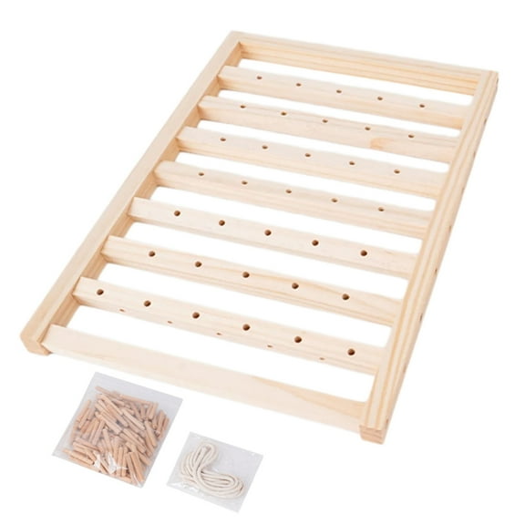 Threadart 120 Spool Cone Hardwood Thread Rack | Sturdy, Freestanding or ...