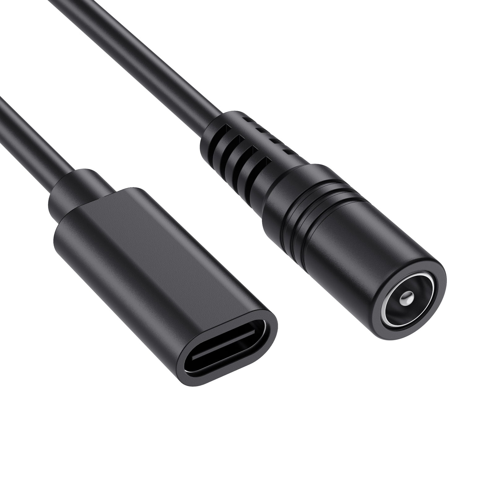 Convenient Type C Female to DC5521 Male/Female Extension Cable Power ...