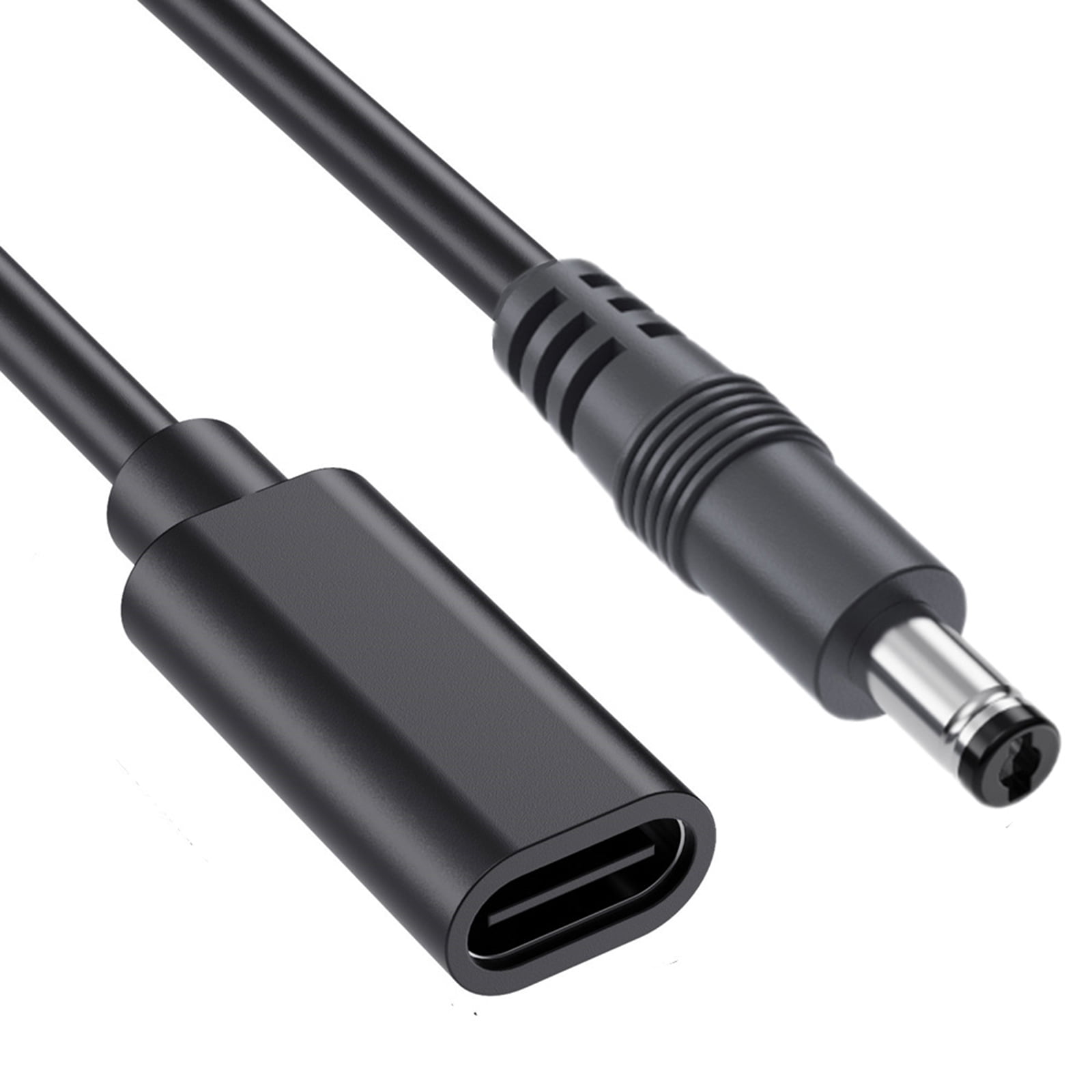 Convenient Type C Female to DC5521 Male/Female Extension Cable Power ...